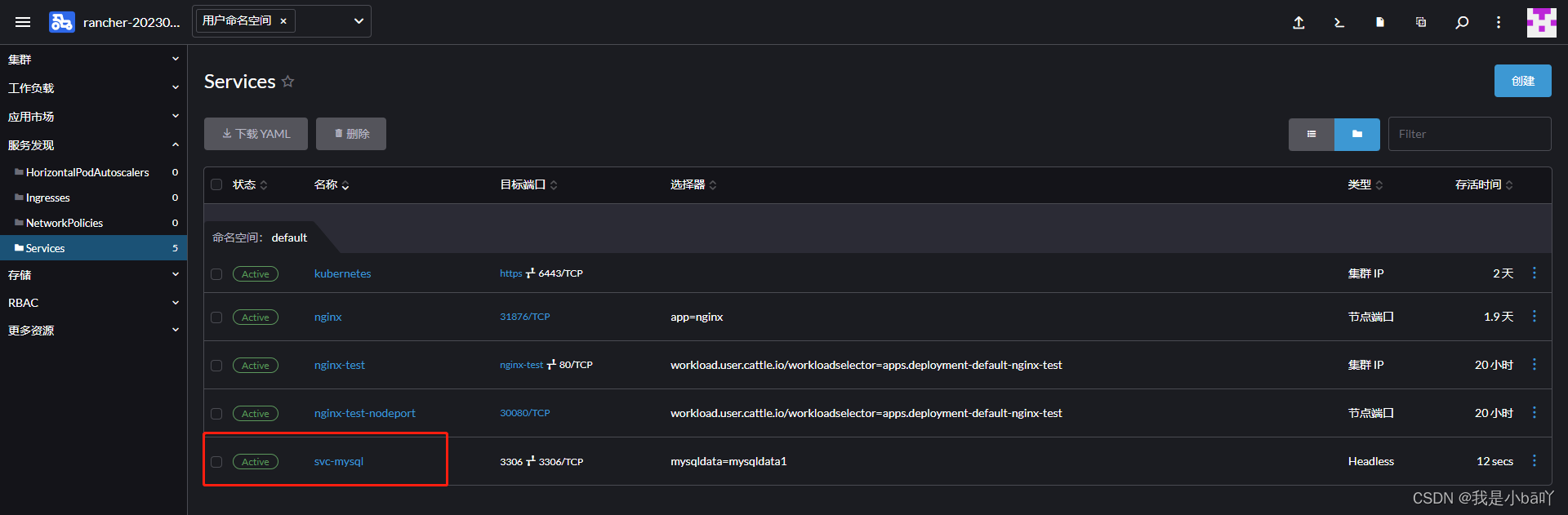 【云原生】rancher2.6部署MySQL—2023.03_rancher部署mysql-CSDN博客
