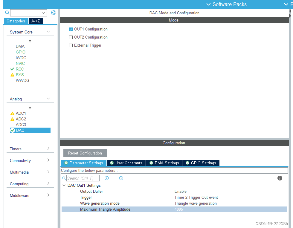STM32CubeMX学习笔记9 -DAC_cubemx dac-CSDN博客