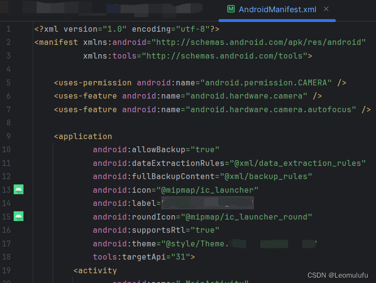Android开发学习—调用摄像头权限拍照_android 相机权限-CSDN博客