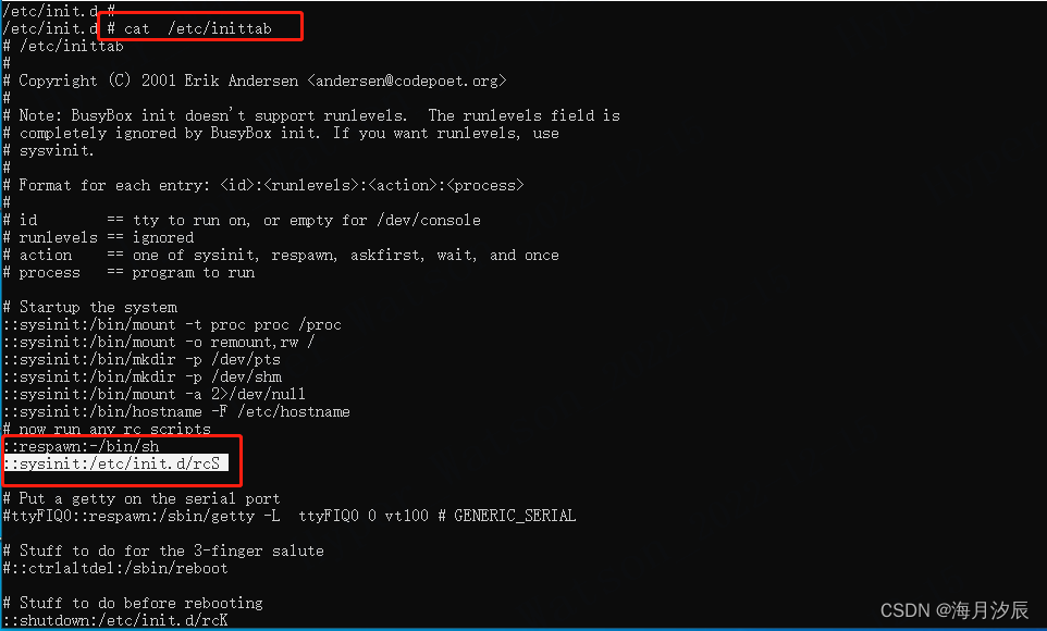 2022-12-15 linux /etc/inittab和/etc/init.d ,包含系统服务启动停止脚本，在buildroot运行.wifi的开机运行rk_wifi_init就是用这脚本 ...
