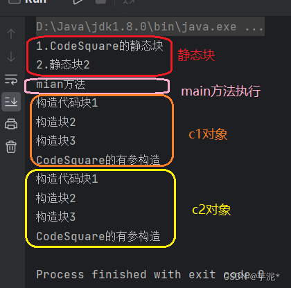【JavaSE】知识点总结：代码块_定义在类内部的代码块就是构造块吗-CSDN博客