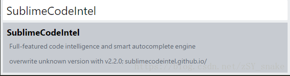 SublimeCodeIntel插件安装配置_sublimecodeintel安装-CSDN博客