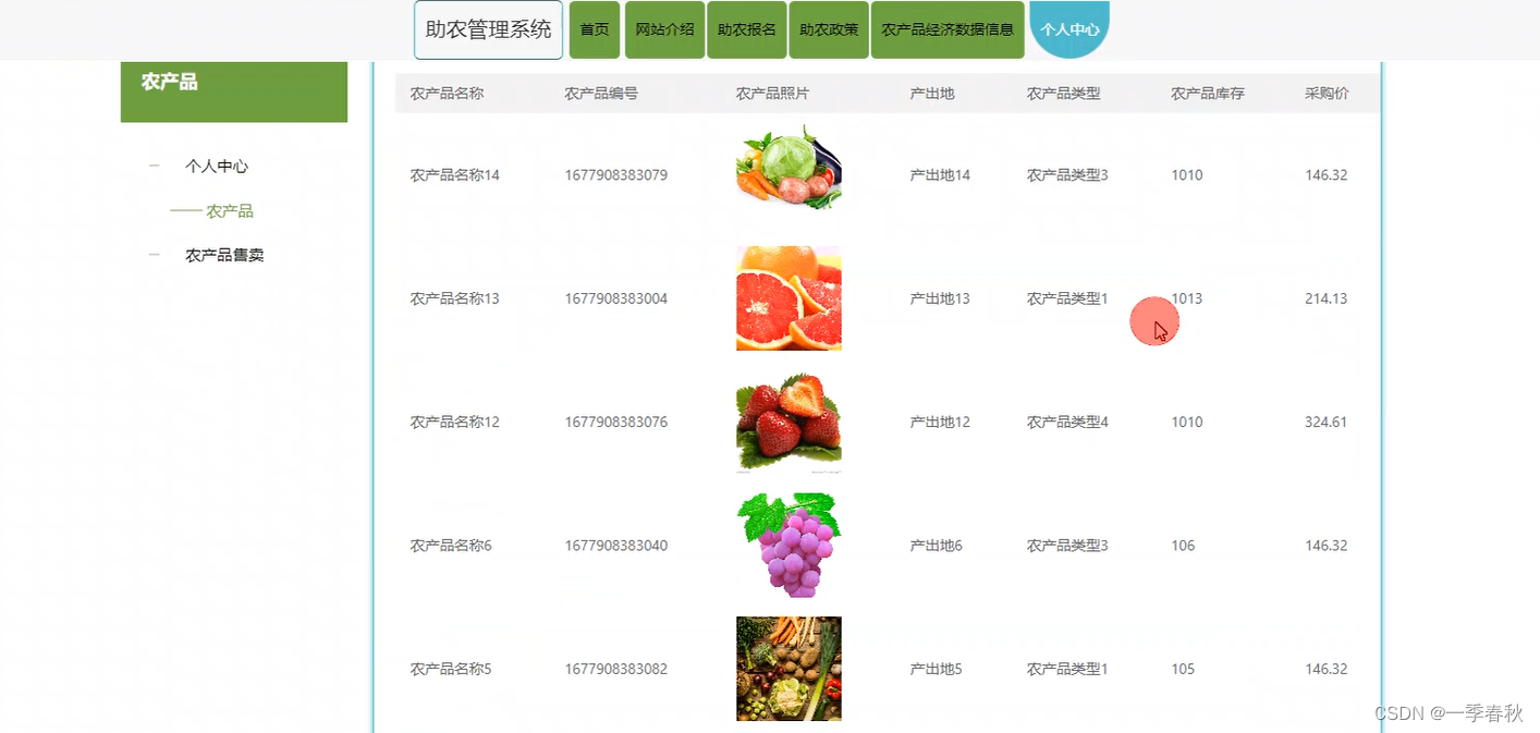 基于springbootvue助农管理系统的设计与实现智慧农场管理系统 Springbootvue Csdn博客 