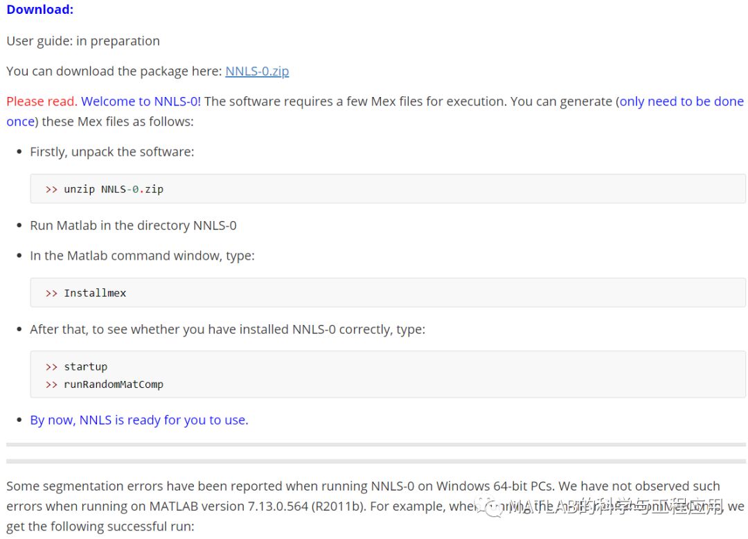 NNLS：基于加速近端梯度法的核范数正则化线性最小二乘问题的MATLAB软件-CSDN博客