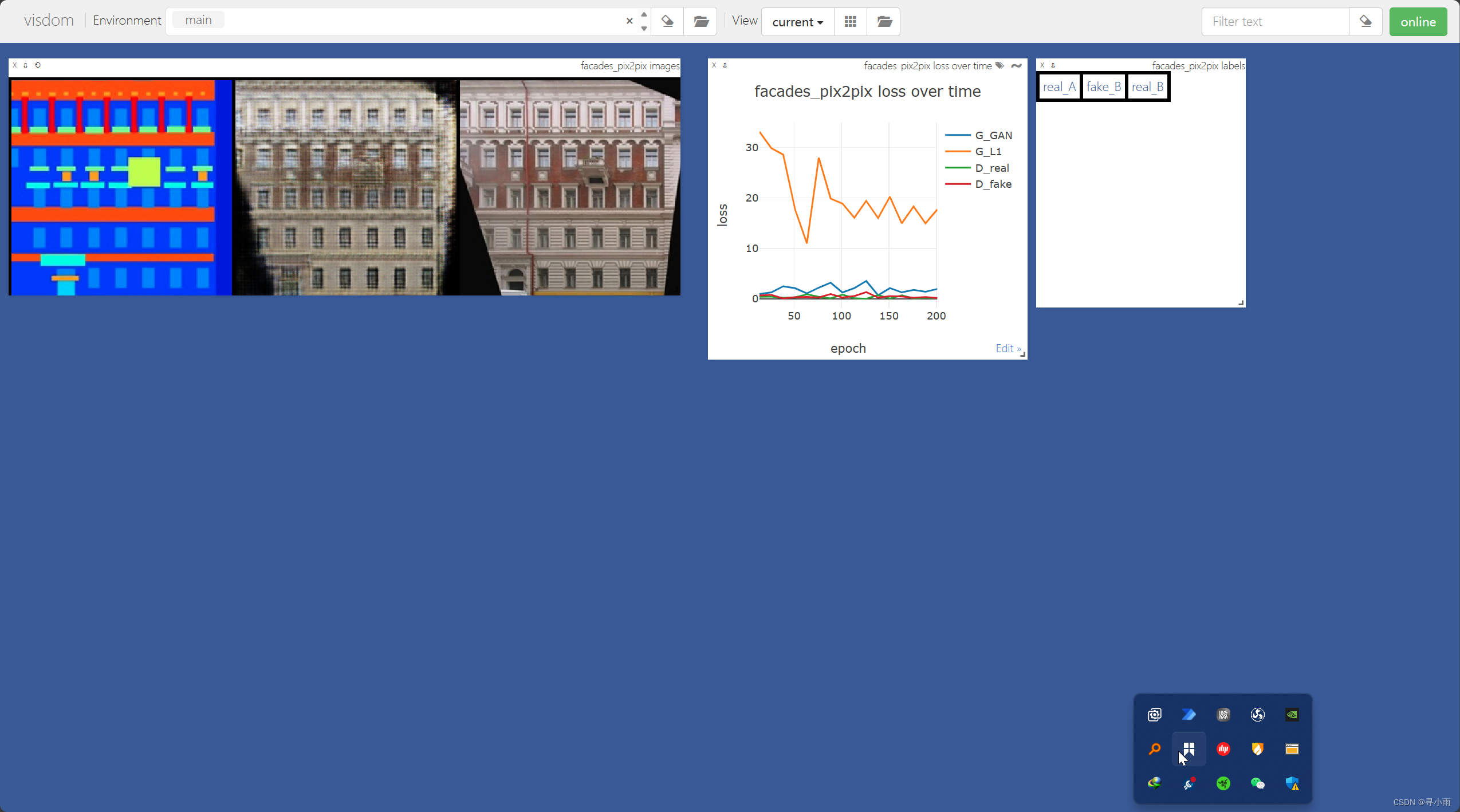 非科班研0萌新第一次跑通pytorch-CycleGAN-and-pix2pix项目_pytorch-cyclegan-and-pix2pix-master-CSDN博客