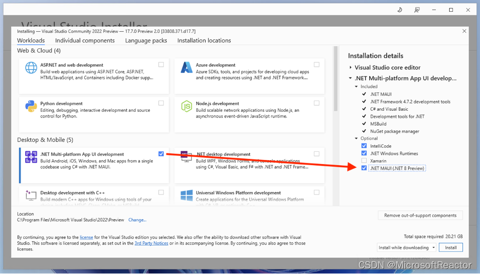 .NET 8 Preview 6 中推出 .NET MAUI： 欢迎使用 VS Code 和 VS for Mac_vscode maui-CSDN博客