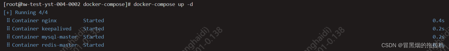 docker-compose一键搭建 mysql+redis+nginx+keepalived+springboot_docker-compse nginx redis mysql ...