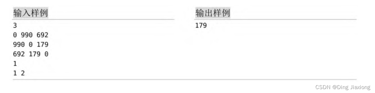 【POJ No. 2421】 道路建设 Constructing Roads_poj2421-CSDN博客