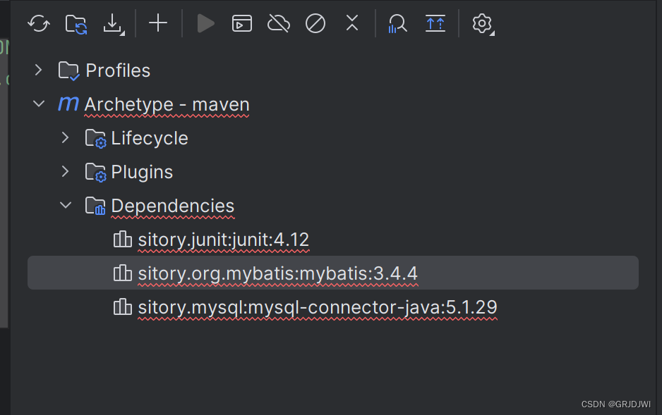 Maven学习笔记之 导入依赖报错_try to run maven import with -u flag (force update-CSDN博客