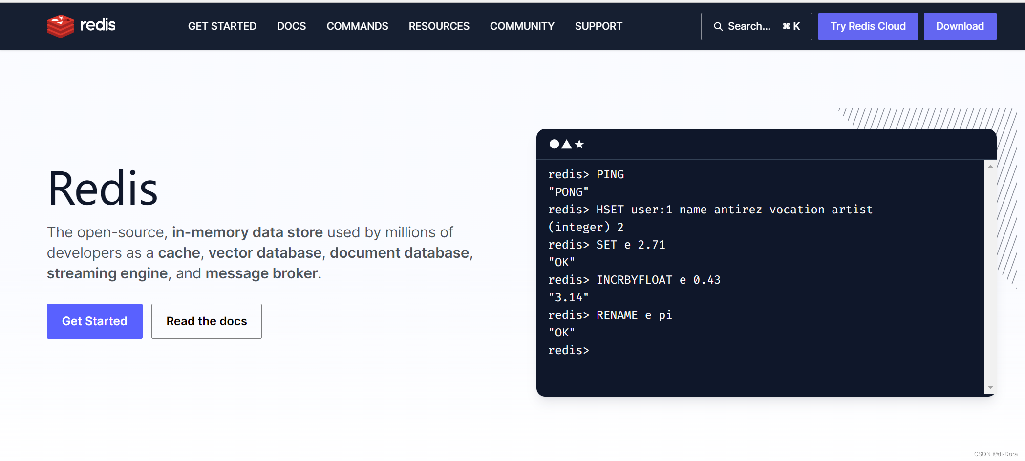 Redis（一）Redis 的使用和原理：初识Resdis（盛赞Redis、Redis特性、使用场景、重大版本）、安装Redis与客户端介绍（在Ubuntu上安装和配置、Redis客户端介绍 ...