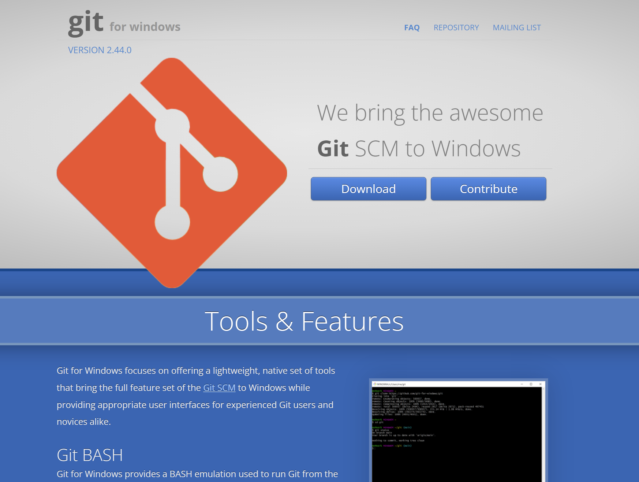 国内git最新版本下载链接2.44_git-2.44.0-64-bit.exe-CSDN博客