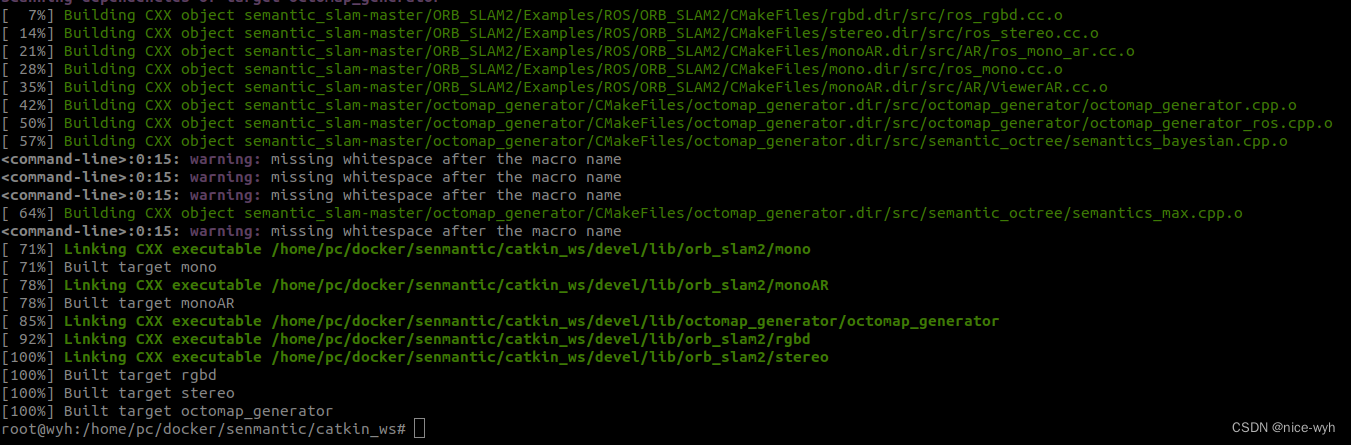 使用docker配置semantic slam_docker的环境参数配置-CSDN博客