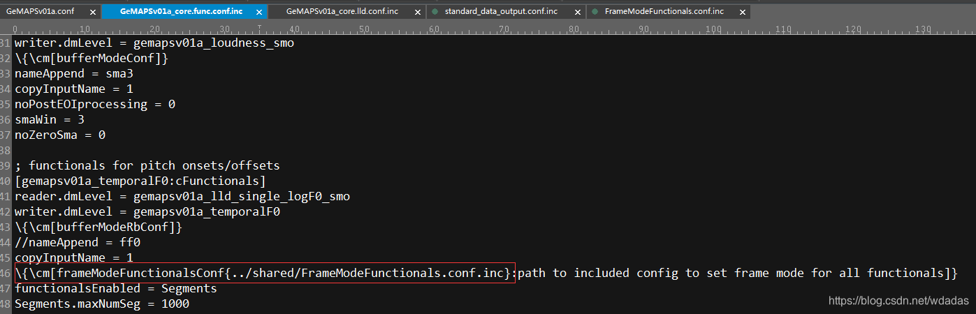 OpenSmile提取eGeMAPS 特征集-CSDN博客