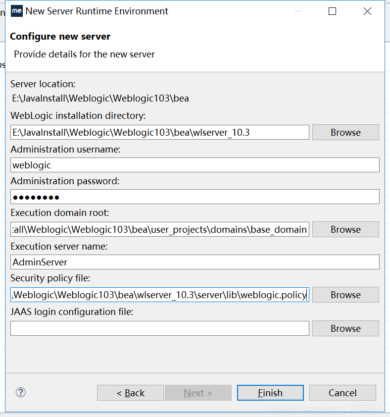 图解Windows下安装WebLogic_the selected directory is not a valid weblogic hom-CSDN博客