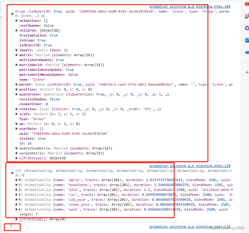three.js官方案例（animation / skinning / additive / blendin）animation_skinning_additive_blending.html ...
