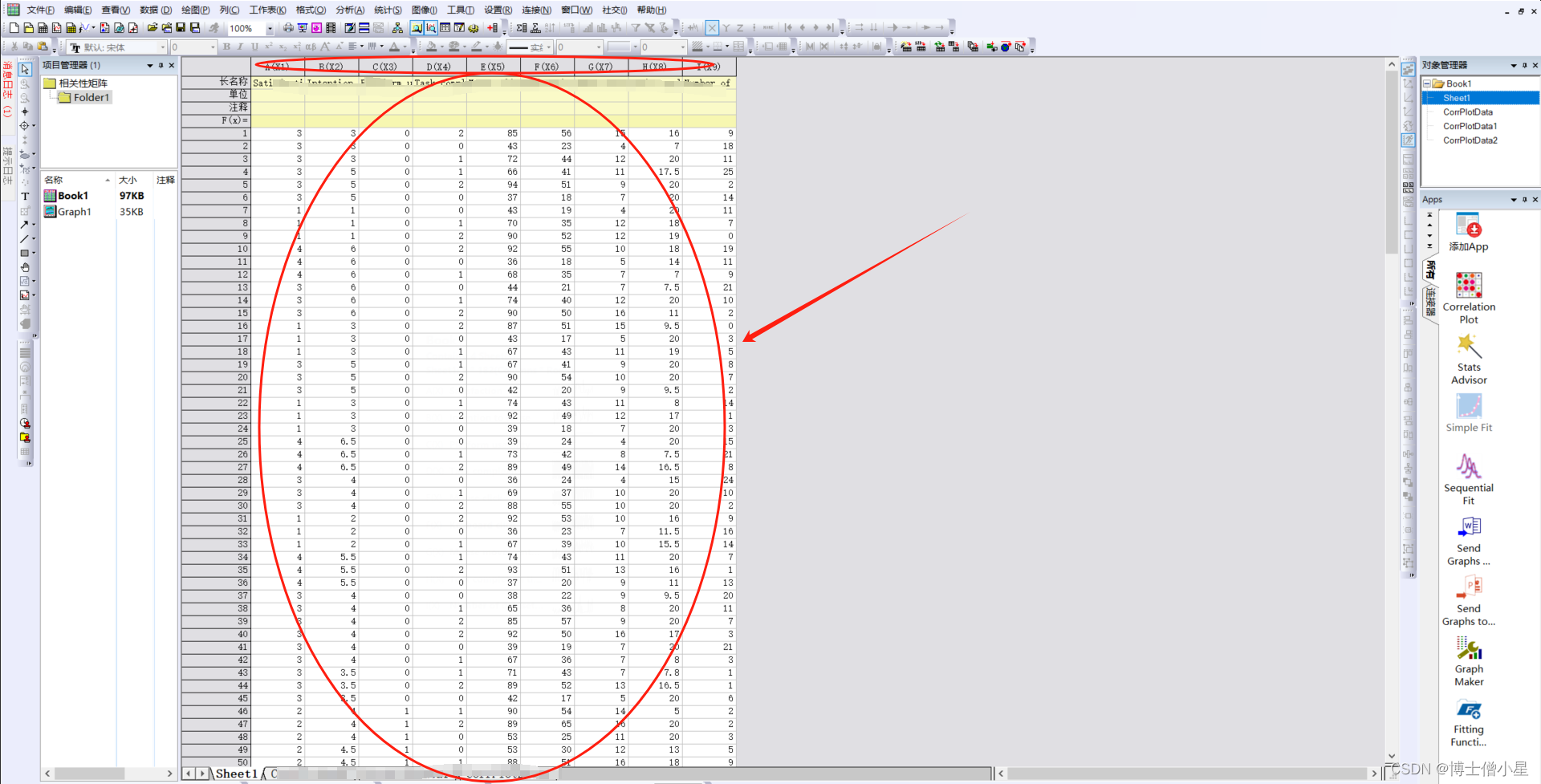 科研学习|可视化——Origin绘制相关性系数矩阵_correlation plot插件-CSDN博客
