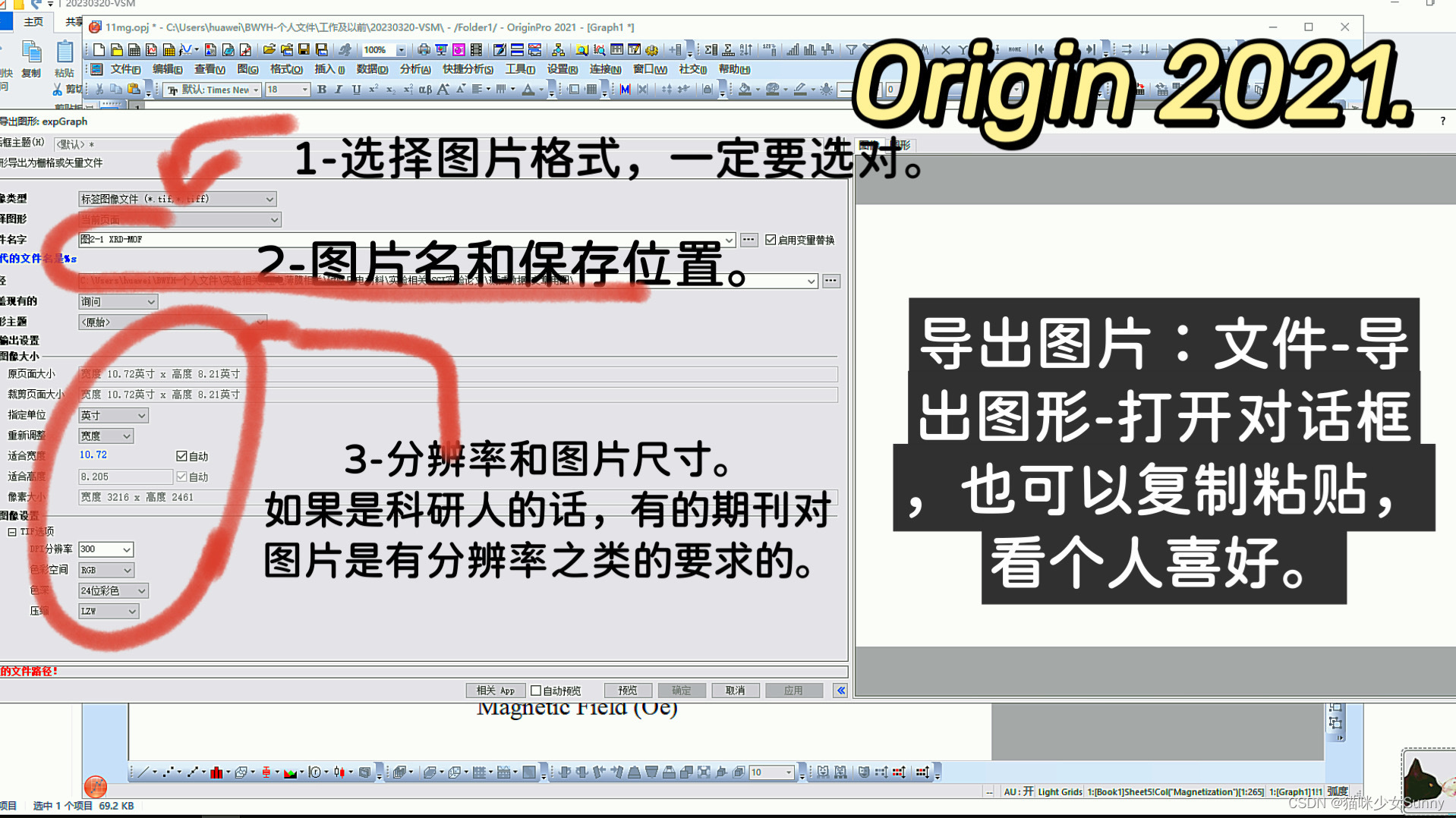 【Origin 2021 懒人版绘图教程】照做完全没问题_origin2021使用教程-CSDN博客