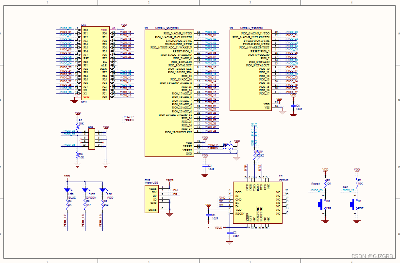 基于LPC824 单片机TSSOP20封装最小系统DIP40封装评估开发板硬件（原理图+PCB）文件_lpc824最小系统原理图-CSDN博客