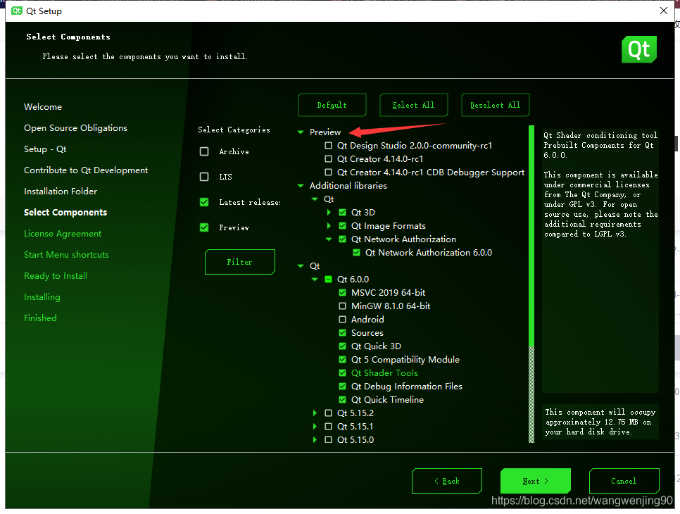 Qt6.0 windows安装体验_qt-unified-windows-x86-4.0.1-online.exe-CSDN博客