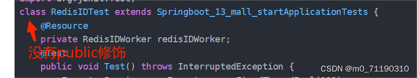SpringBoot测试类提示没有发现测试（JUnit4和JUnit5注解）-CSDN博客