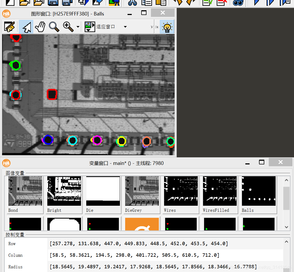 Halcon中一个找PCB孔洞的例子_halcondotnet.hoperatorexception:鈥淗alcon error #130 ...