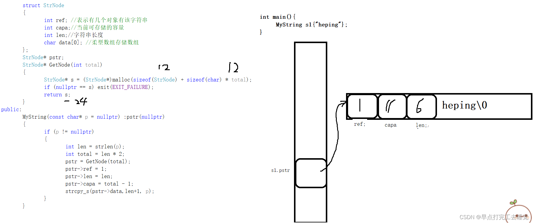 使用柔性数组重写MyString_c++ 重写string mystirng-CSDN博客