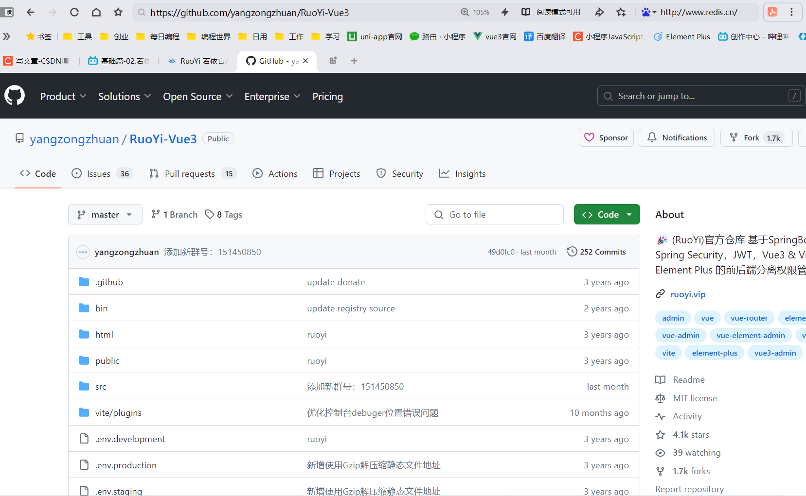 【若依Java】15分钟玩转若依二次开发，新手小白半小时实现前后端分离项目，springboot+vue3+Element Plus+vite实现Java项目和管理后台网站功能...-CSDN博客