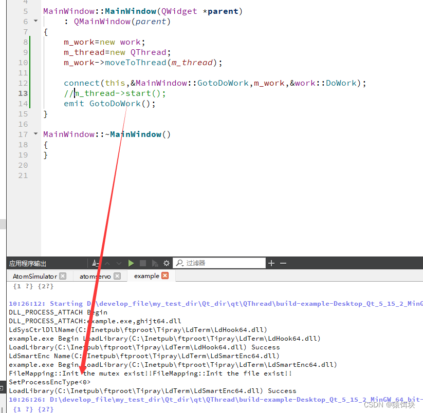 QThread_qt dowork-CSDN博客