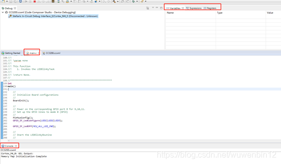 使用CCS调试CC3200芯片GPIO接口应用----流水灯程序_cc3200控制灯亮灭用sw2-CSDN博客