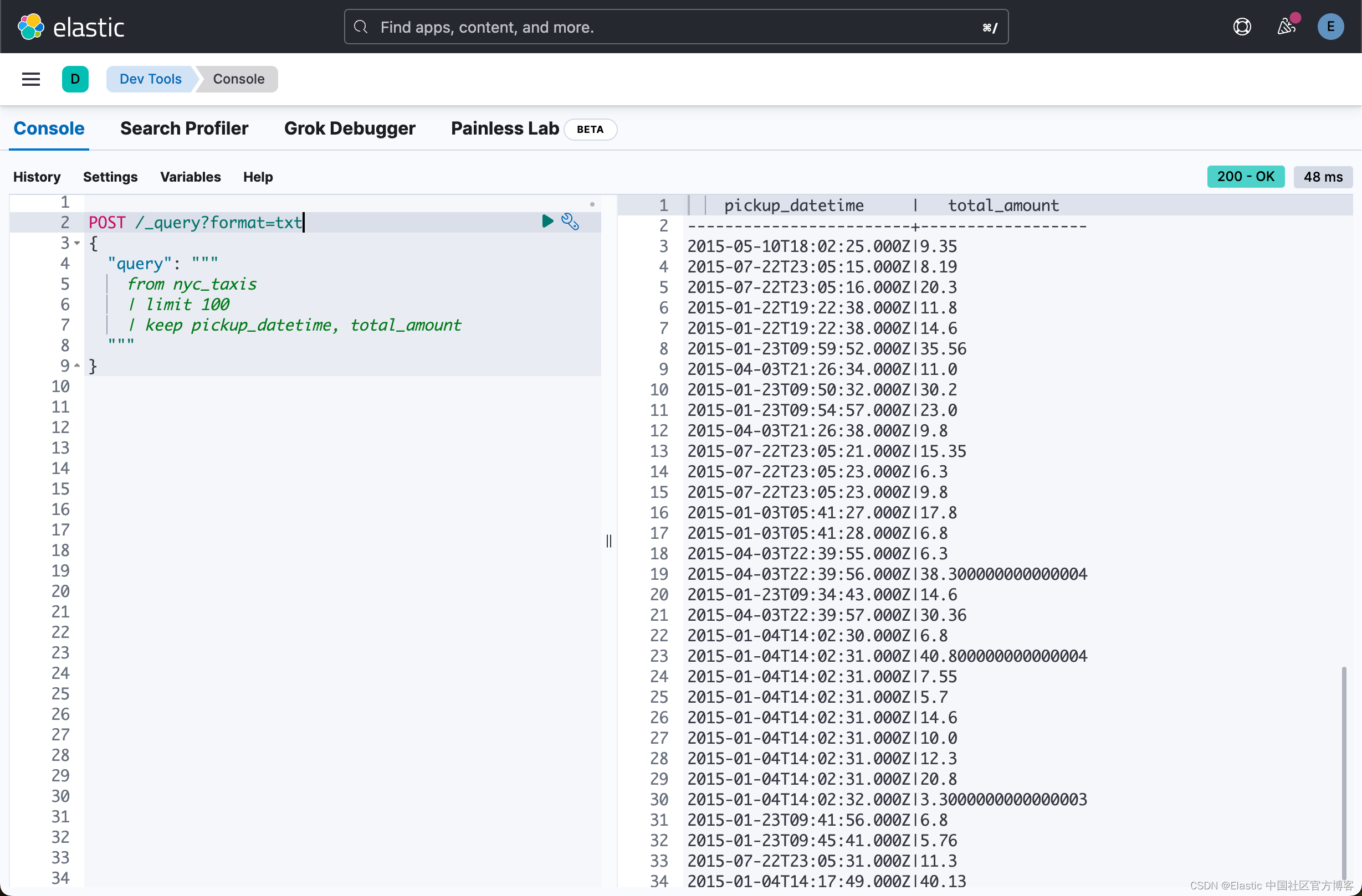 Elasticsearch：ES|QL 动手实践_es|ql练习-CSDN博客