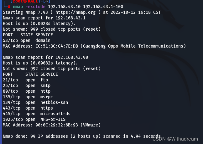 Nmap扫描技巧-CSDN博客