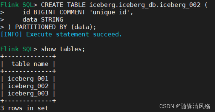 第二章 Flink集成Iceberg的集成方式及基本SQL使用_iceberg0.1 hive3.12 flink1.14-CSDN博客