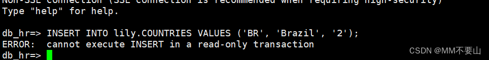GaussDB-集群数据库变为只读模式ReadOnly（实验）`ERROR: cannot execute CREATE TABLE in a read-only transaction ...
