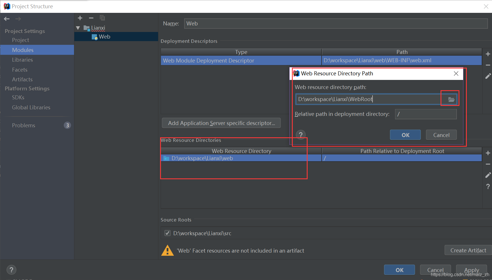 idea报错：Please, configure Web Facet first!-CSDN博客