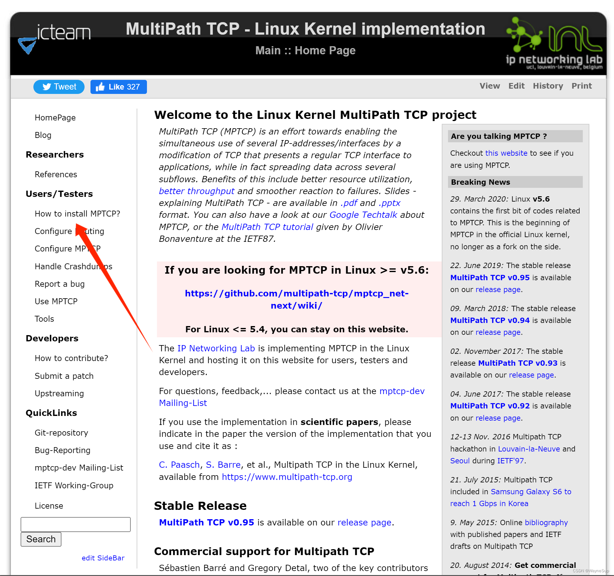 Ubuntu下配置Multipath TCP（MPTCP）By内核下载（一）-CSDN博客