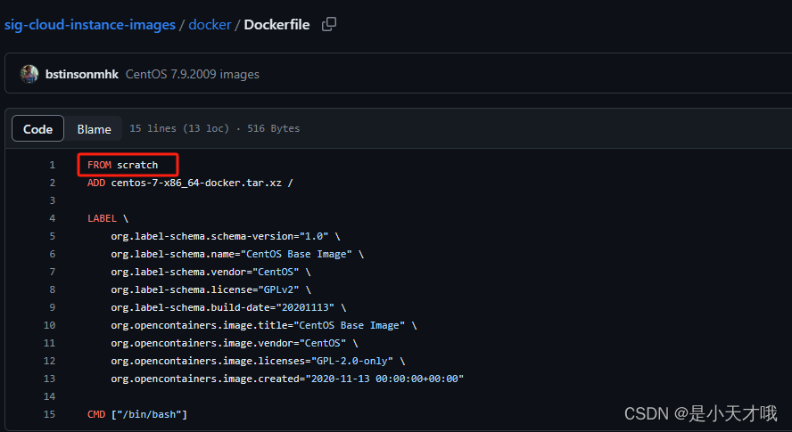 Docker-Dockerfile案例-自定义镜像-centos_centos 创建dockerfile 并写入内容-CSDN博客