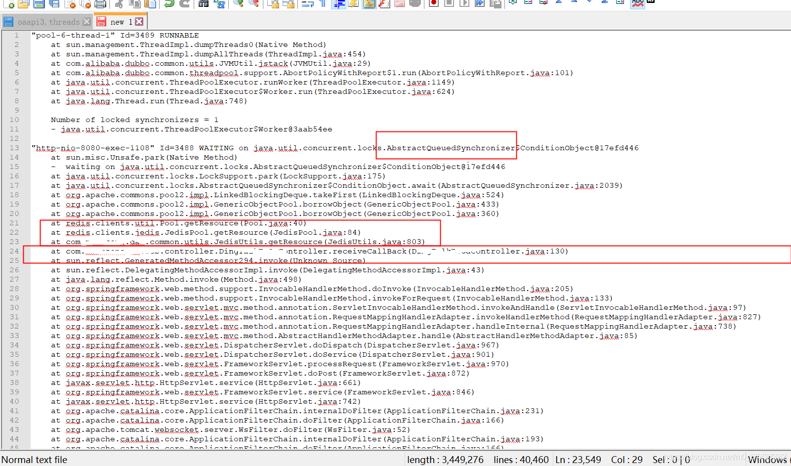 记录一次dubbo线程池满Thread pool exhausted排查和解决_dubbo默认线程池大小-CSDN博客