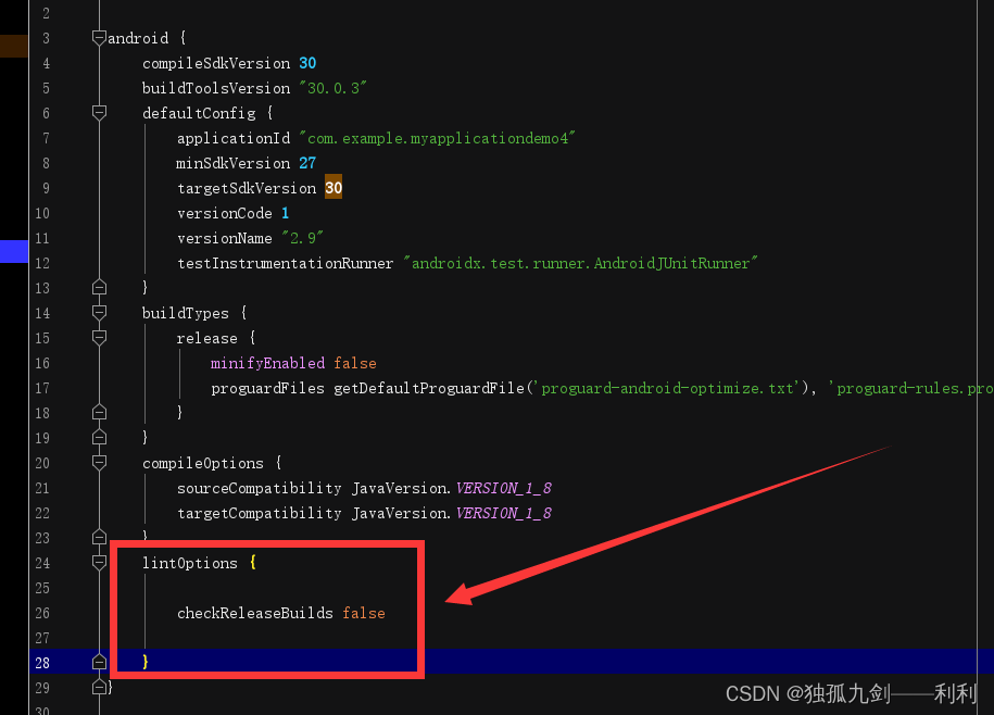 Caused by: java.lang.ClassNotFoundException: com.android.tools.lint.client.api.Vendor_java_独孤九剑 ...