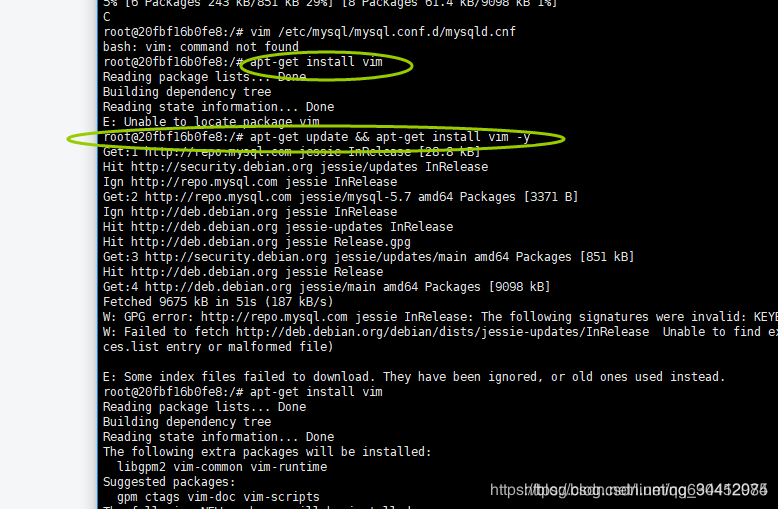 docker容器中安装vim、telnet、ifconfig_mysql docker ifconfig-CSDN博客