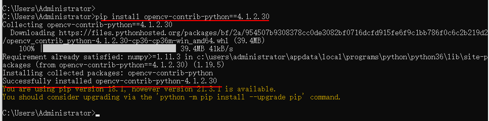 在Windows下安装配置OpenCV-Python-PyCharm开发环境_windows python opencv-CSDN博客