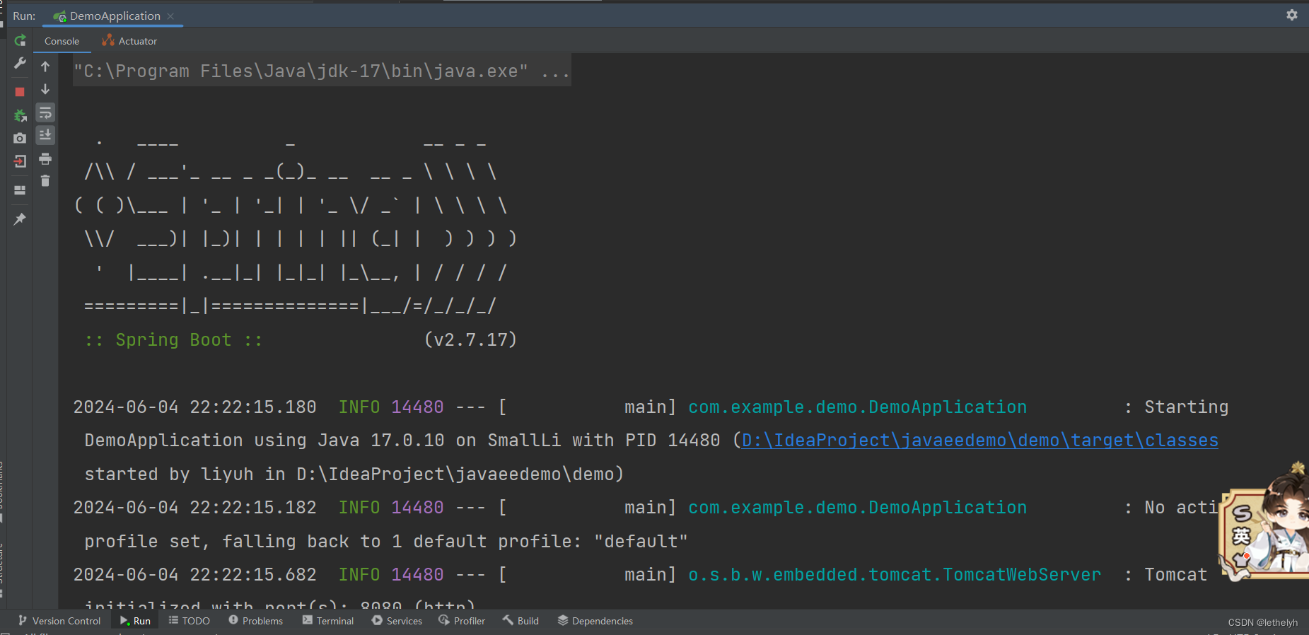 第一个SpringBoot项目_jdk1.8支持java17吗-CSDN博客