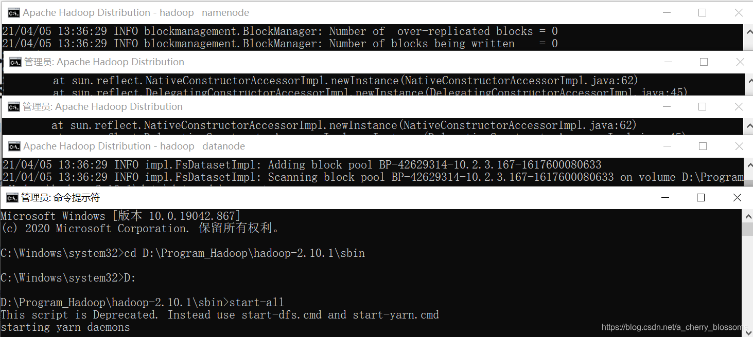 Hadoop报错Permissions incorrectly set for dir /tmp/hadoop-LeiHanhan/nm-local-dir/filecache, should ...