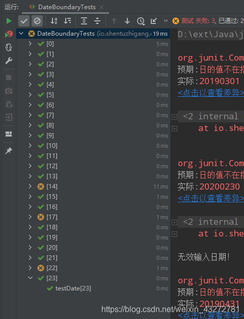 黑盒测试——nextDate函数测试（等价类划分法、边界值分析法、判定表驱动法）_实验二 黑盒测试——等价类划分法 三角形 nextdate-CSDN博客