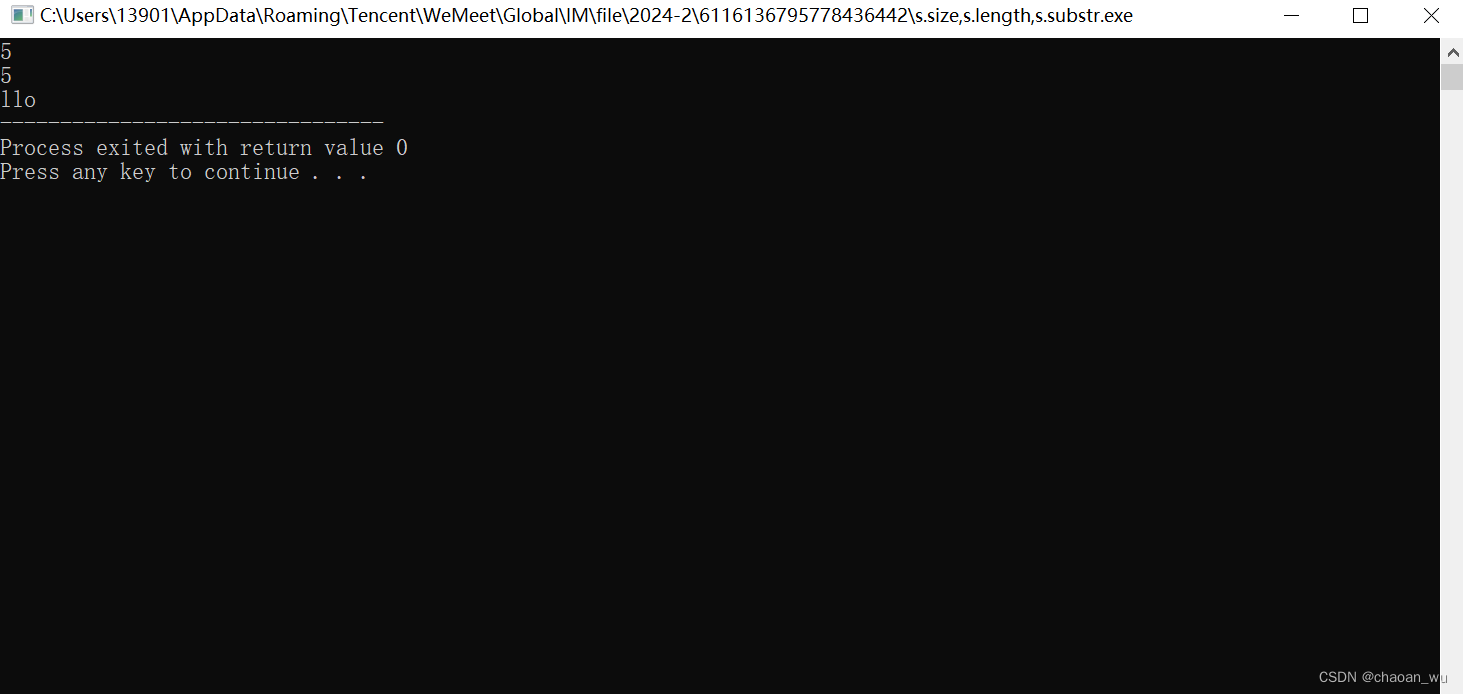 s.length(),s.size(),s.substr()的用法-CSDN博客