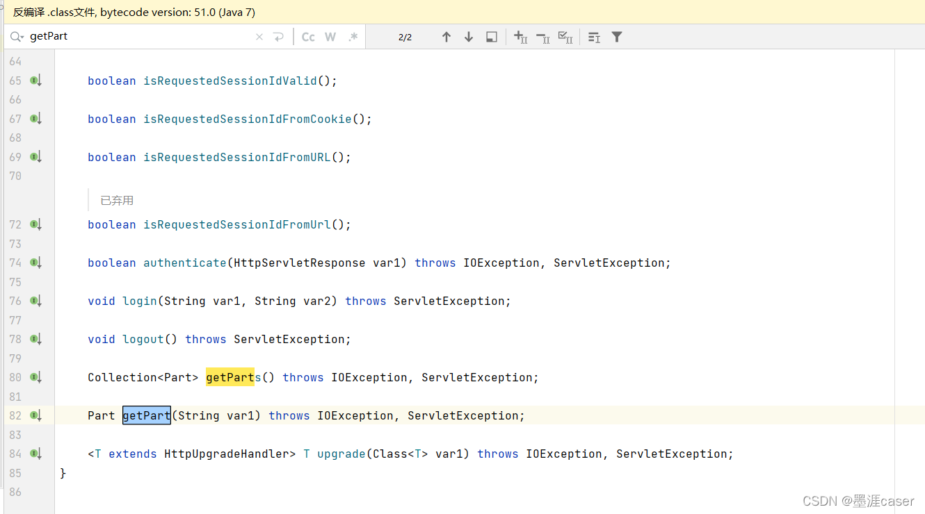关于request.getPart()无法解析问题的解决办法_part filepart = req.getpart("file");未获取到-CSDN博客
