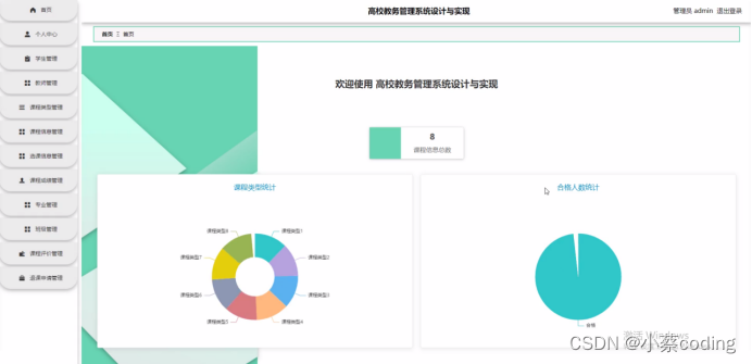 基于springbootvue的高校教务管理系统的详细设计和实现源码lw部署文档讲解等 Csdn博客