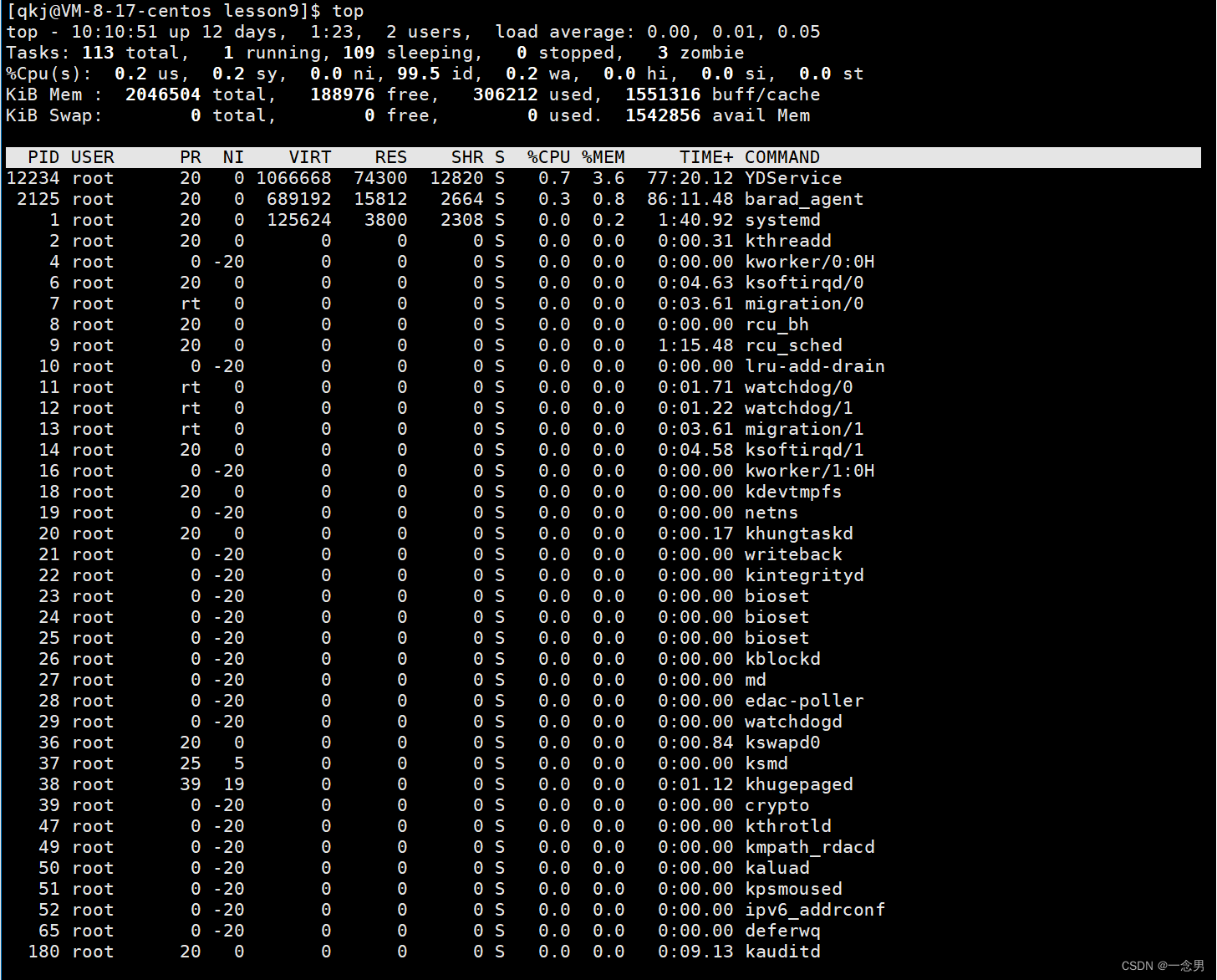 Linux--查看常驻进程：ps_linux看下运行中的常驻-CSDN博客