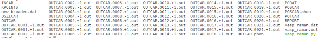一个脚本两步计算材料Raman谱（附数据处理和绘图脚本）_raman数据处理非线性曲线拟合nlf-CSDN博客