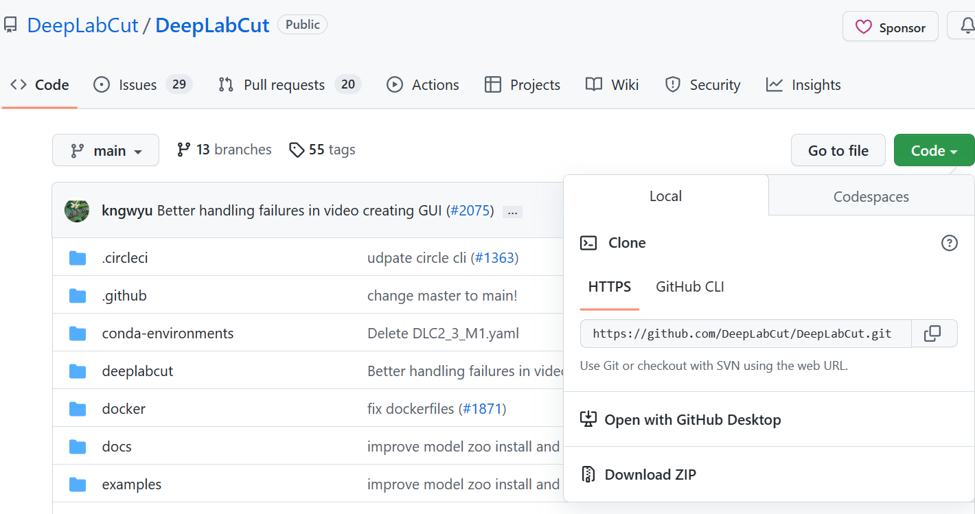 DeepLabCut（CPU）学习过程及纠错_condaenvexception: pip failed 安装deeplabcut-CSDN博客