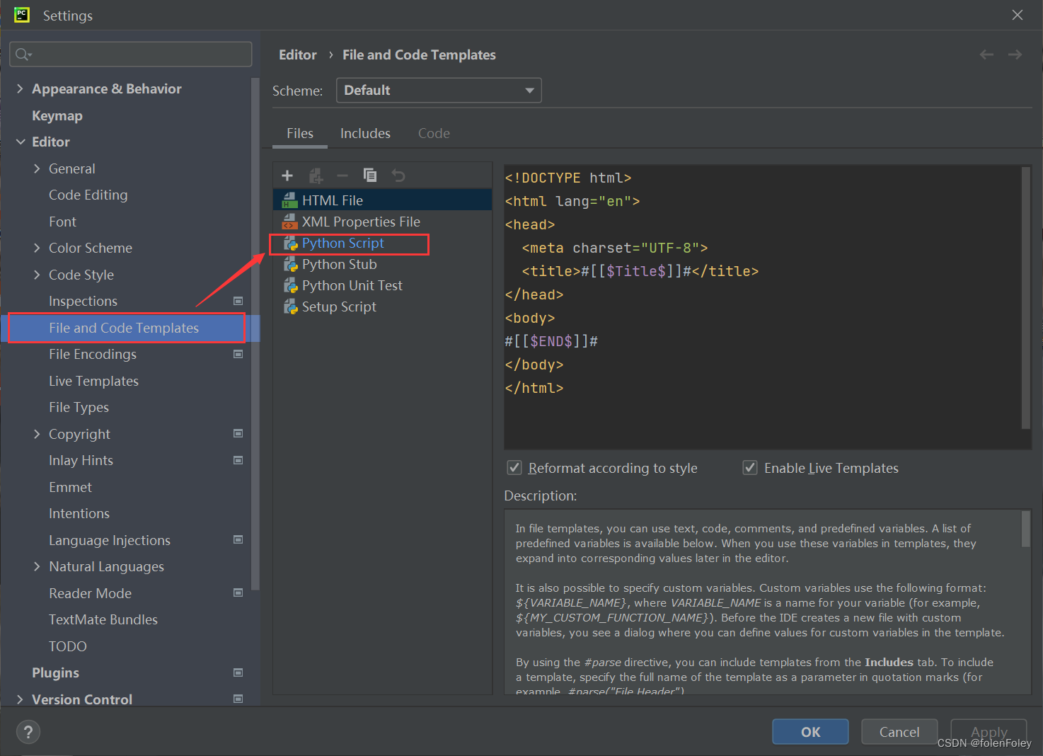 修改Pycharm的Python Script不起作用_python 2023编辑器settings python script无法生效-CSDN博客